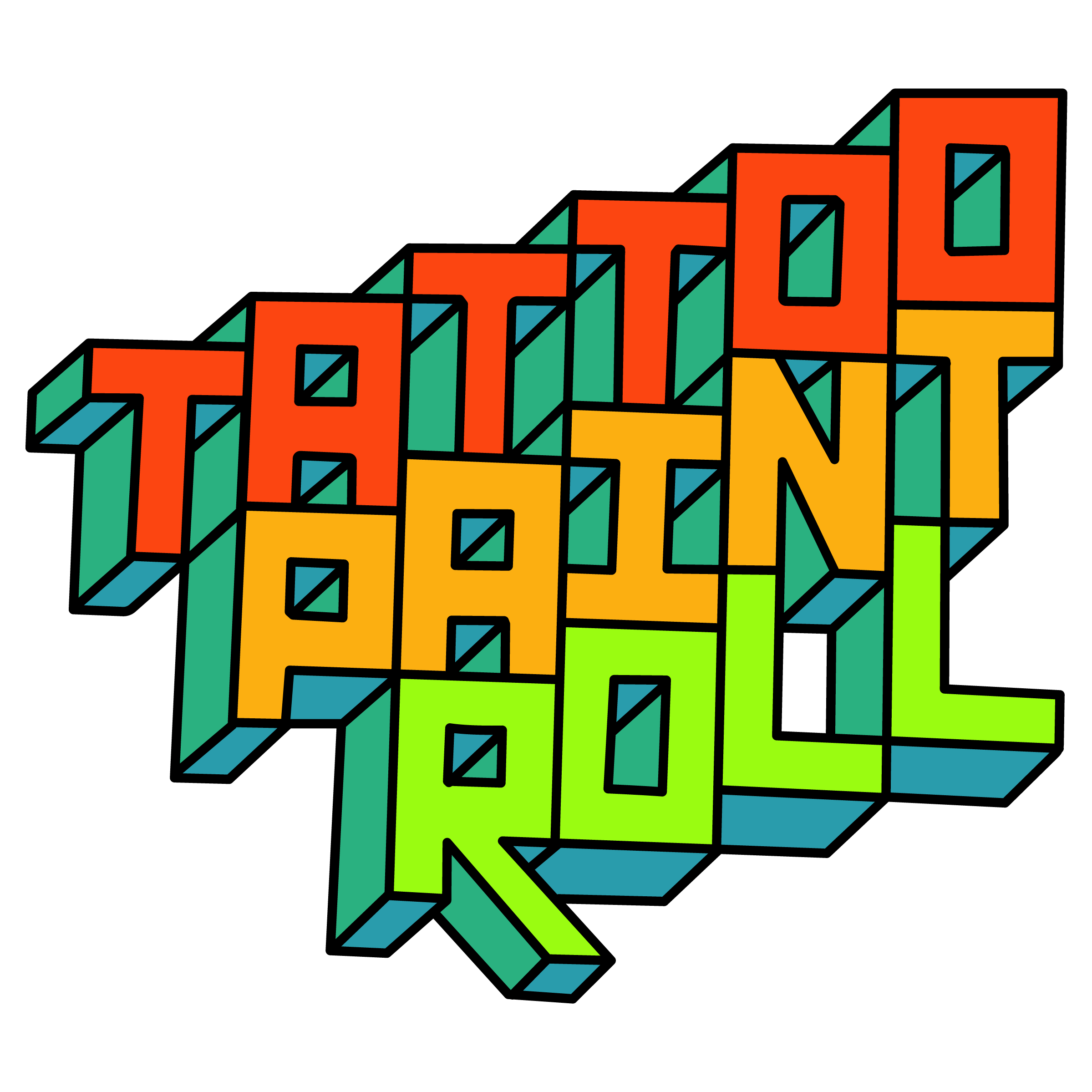 The Original Tattoo Paint Roll Set
